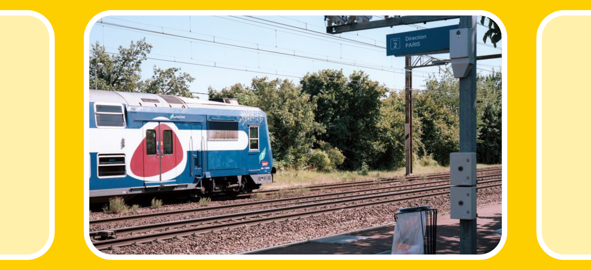 Pourquoi des trains directs circulent sur les voies contiguës au quai