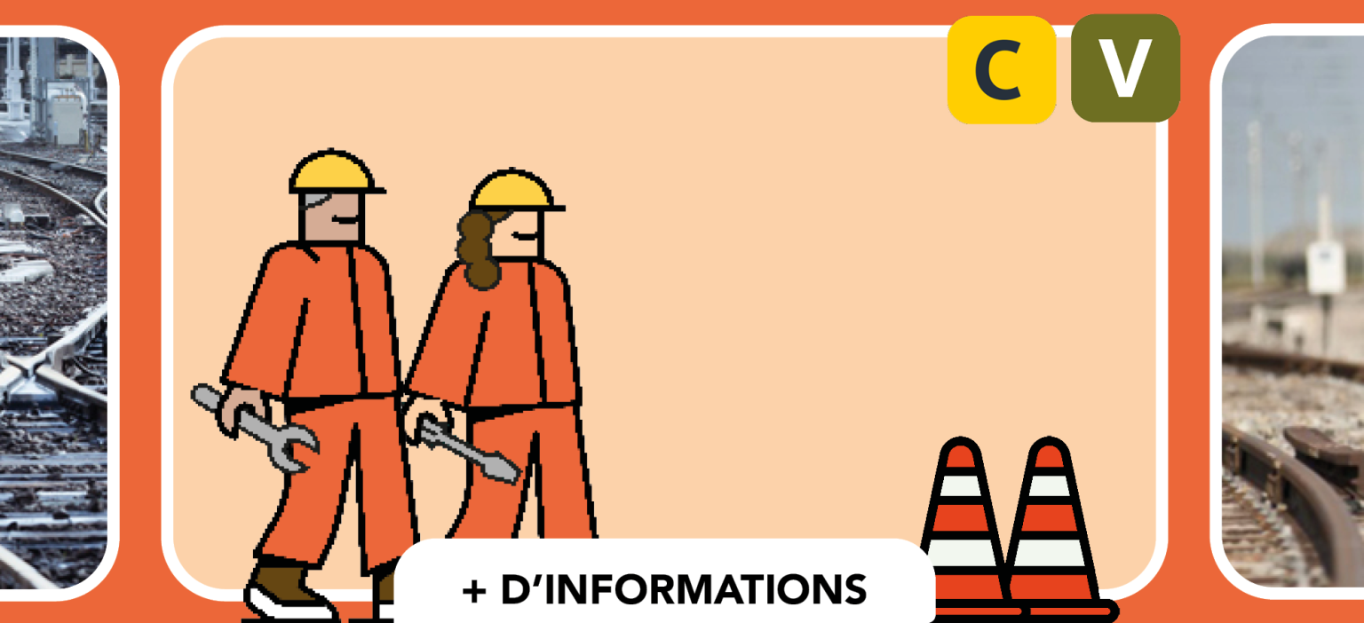 Les travaux du RER C et de la Ligne V en avril 2025